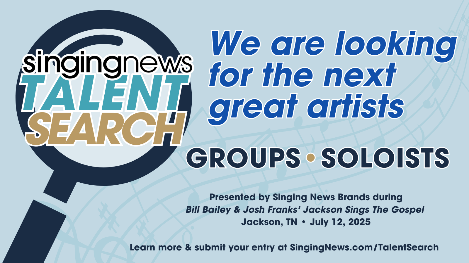 Singing News National Talent Search to be held at Jackson Sings the ...