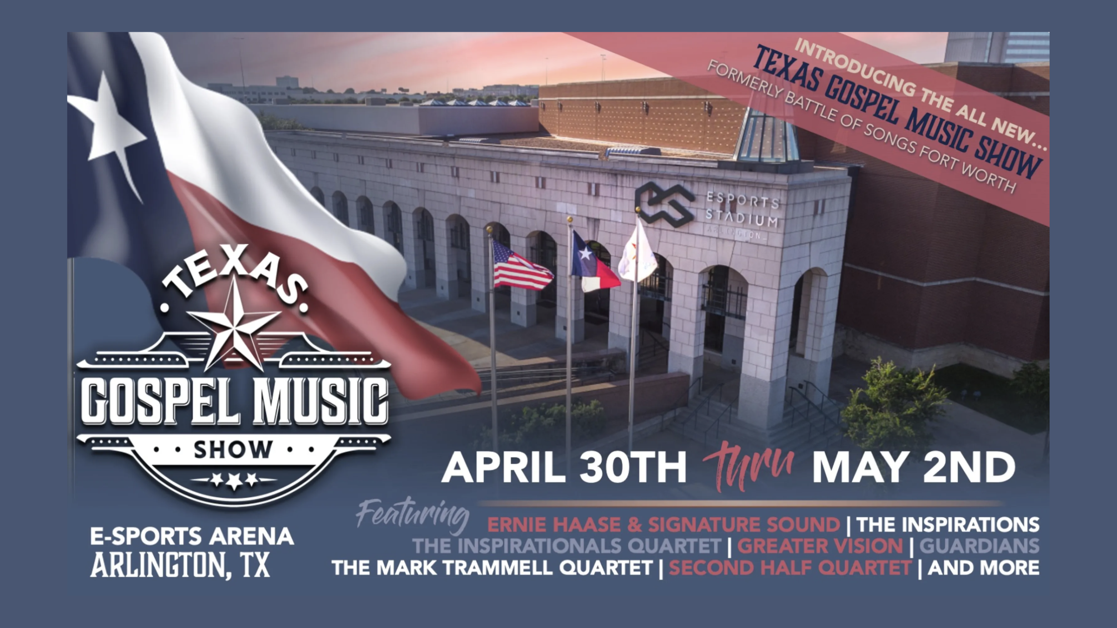 Introducing the “Texas Gospel Music Show,” April 30 – May 2, 2026, at ...