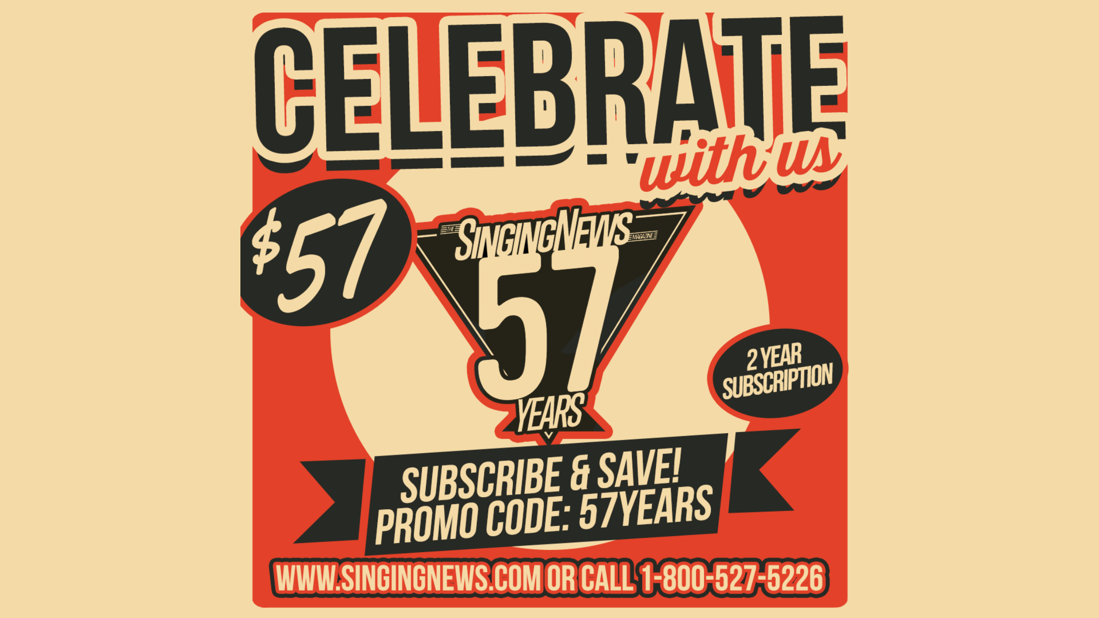 Singing News Celebrates 57 Years With Special Subscription Offer ...